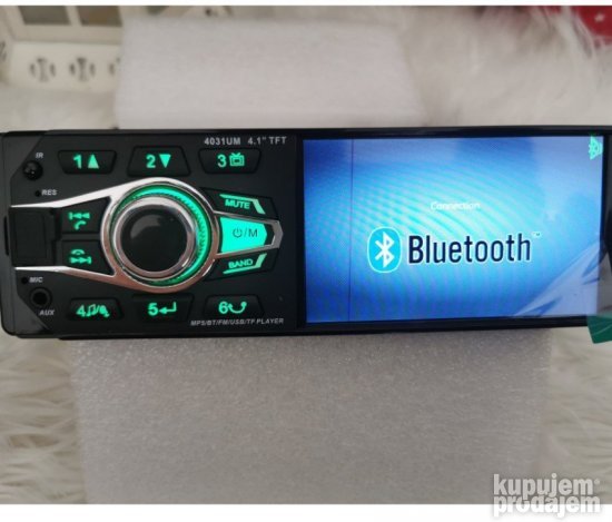 NOVO! Radio Mp5 Mp3 Usb Tf FM Bluetooth 4. 1inch Multimedia