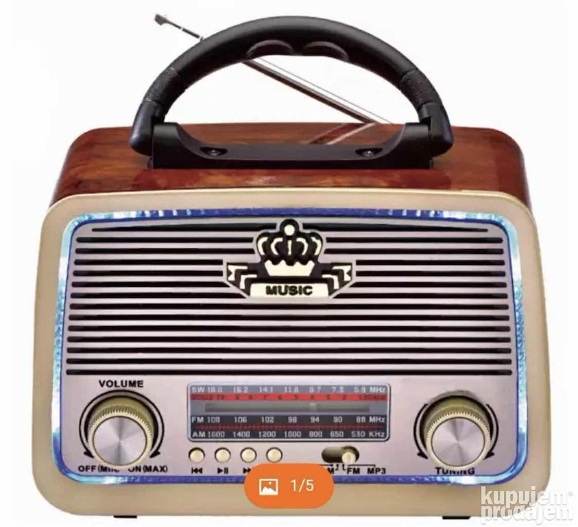 NOVO! radio retro – blutut radio tranzistor MK 173 BT