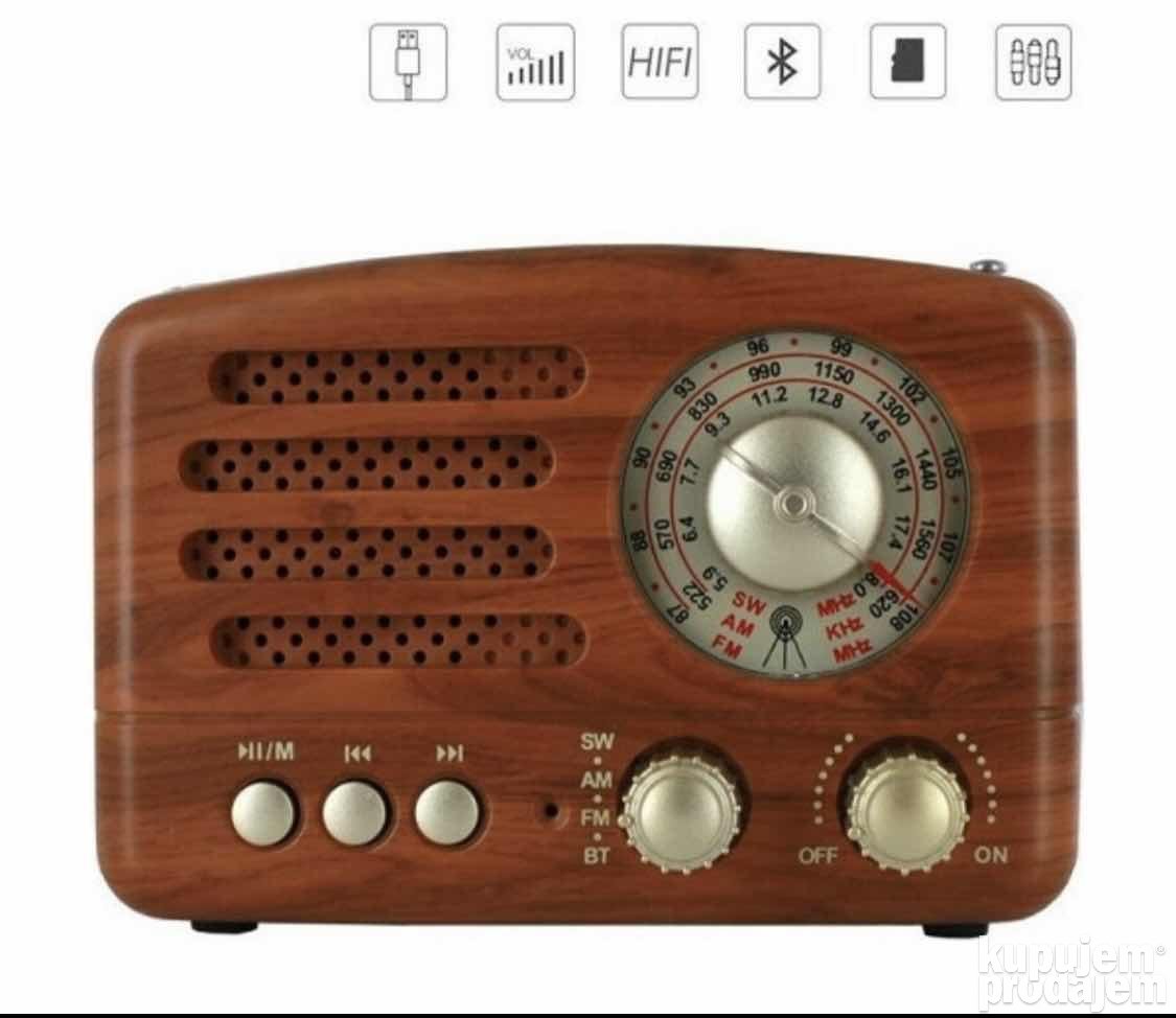 NOVO! retro radio bežični CMIK MK – 615 – BT