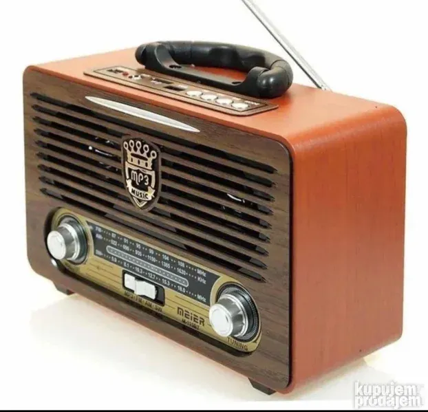 NOVO! Retro radio Tranzistor USB Radio na baterije i struju