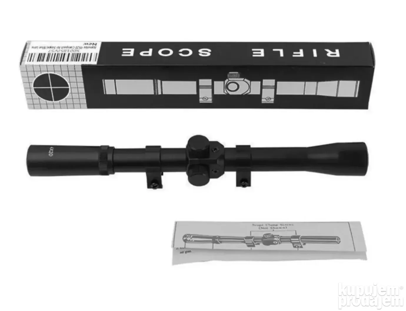 NOVO! Rifle Scope optika 4x20mm za opticki nisan vazdusnu pusku