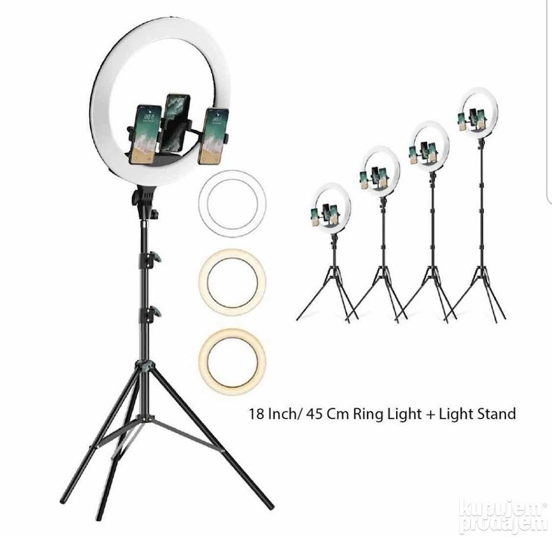 NOVO! ring light 45cm – ring light 18″- ring lajt 18