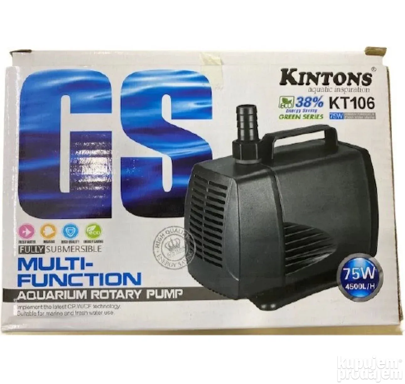 NOVO! Rotaciona Pumpa za akvarijum KT-106 75W