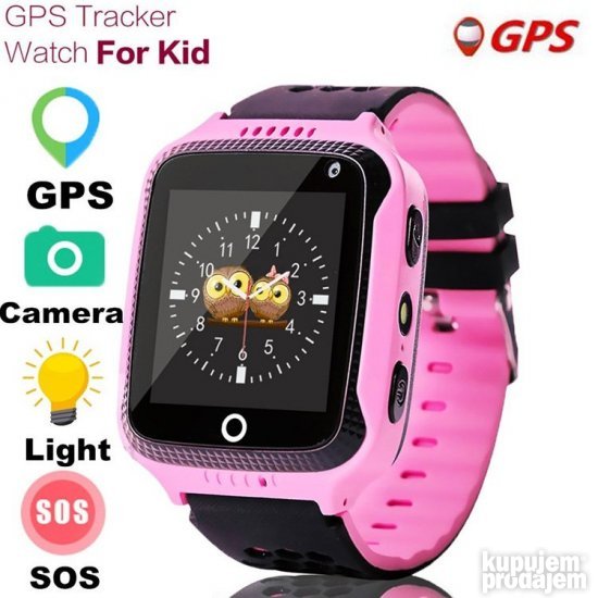 NOVO! Roze boja Decji satic smartic G900 smart watch GPS