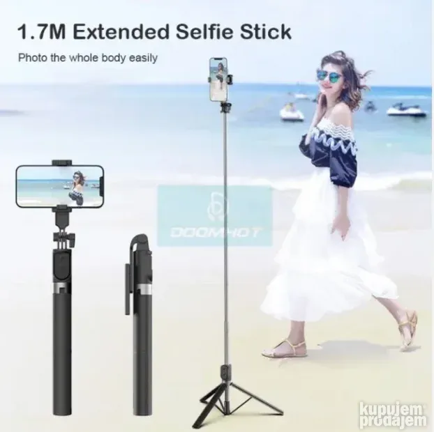 NOVO! Selfie stick bluetooth veliki selfi stap do 1.7M