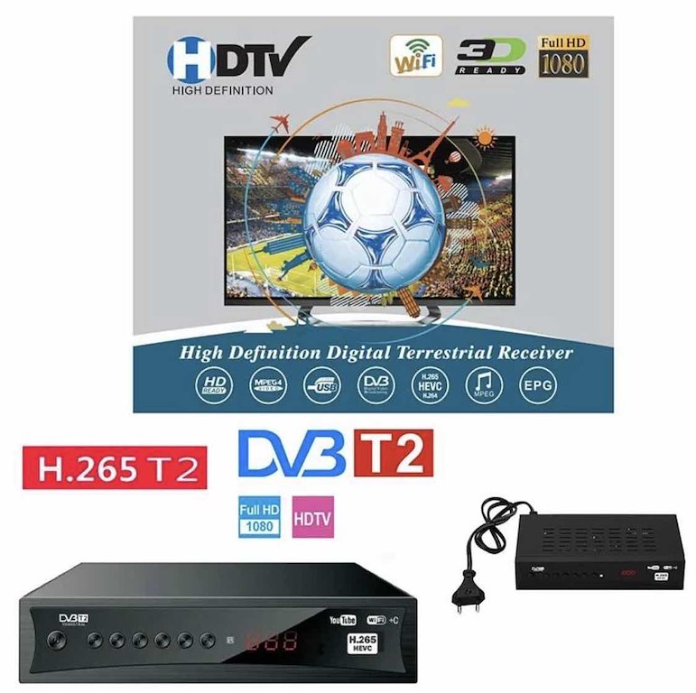 NOVO! Set top box DVB – T2