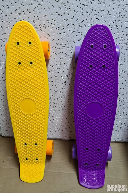 NOVO! Skejtbord – penibord – penny board – žuti