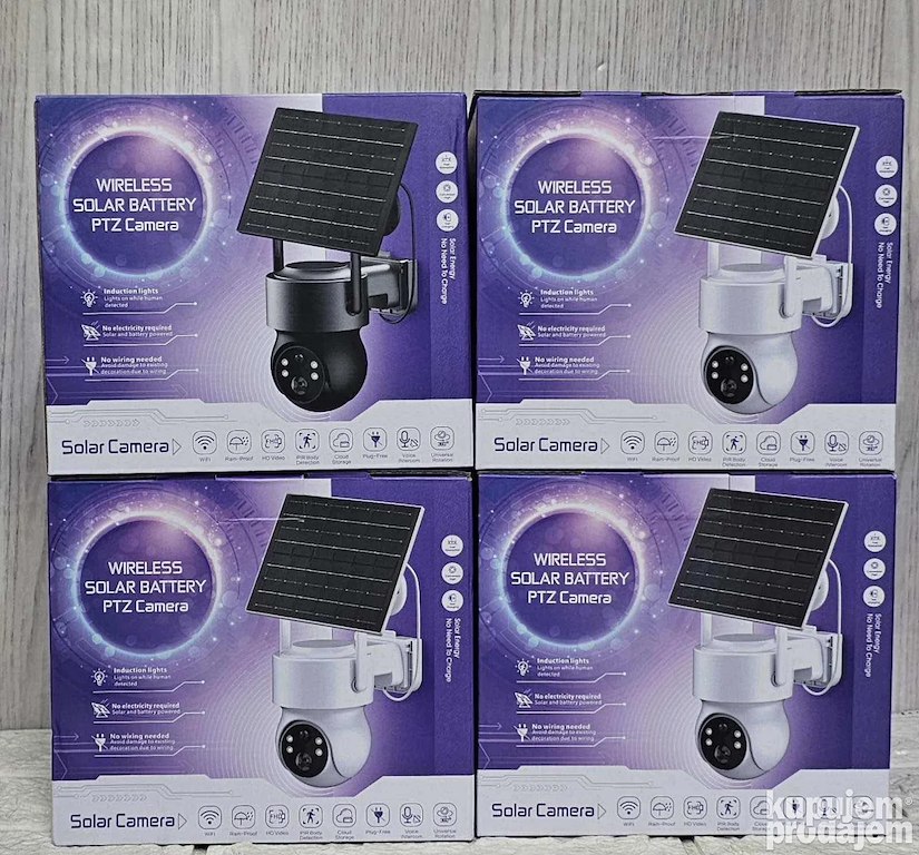 NOVO! solarna kamera PTZ kamera WIFI kamera