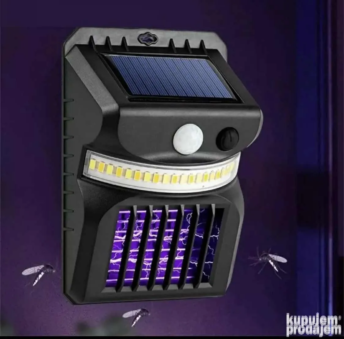 NOVO! solarna lampa za komarce sa senzorom na pokret
