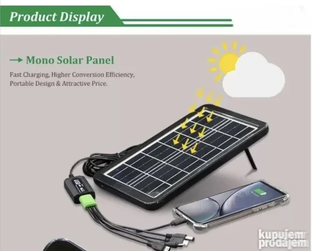 NOVO! SOLARNI panel, solarni paneli 6W, 15W i 18W panel punjac