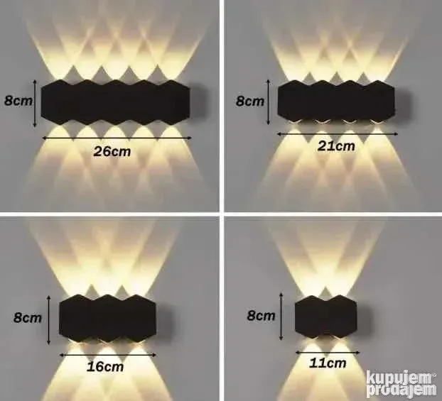 NOVO! Spoljna zidna lampa dekorativna lampa za kucu DS-T708