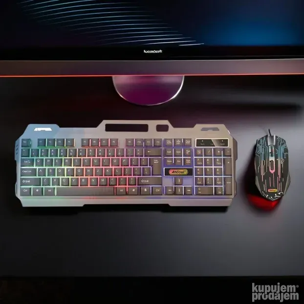 NOVO! Tastatura i miš Metalna tastatura sa misem