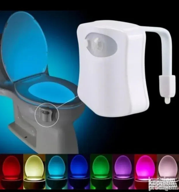 Originalna LED lampa za WC šolju sa 8 boja