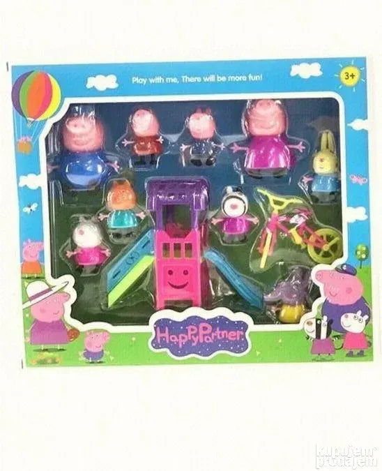 Peppa set sa družinom i pordicom