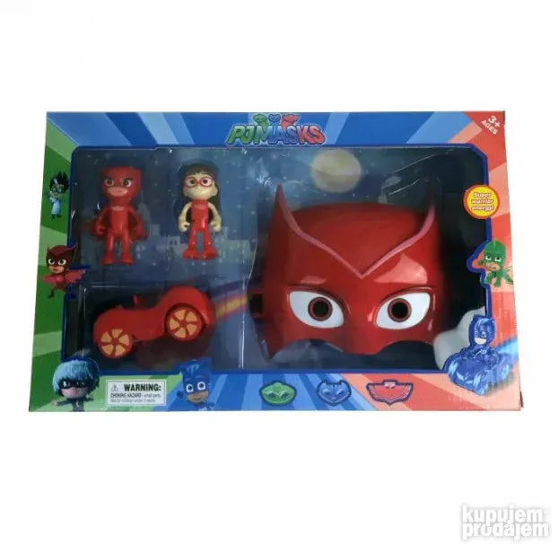 Pjmasks Set Maska Figurice I Vozilo
