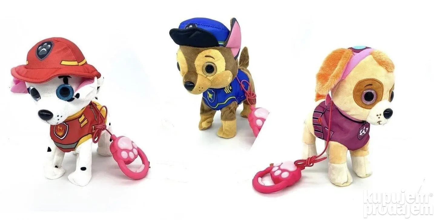Plišane Patrolne šape koje hodaju i pevaju Paw Patrol