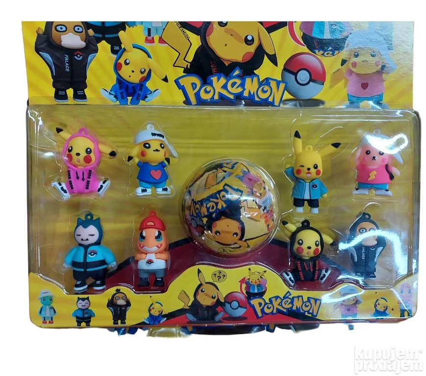 Pokemon Set 8 + kuglica