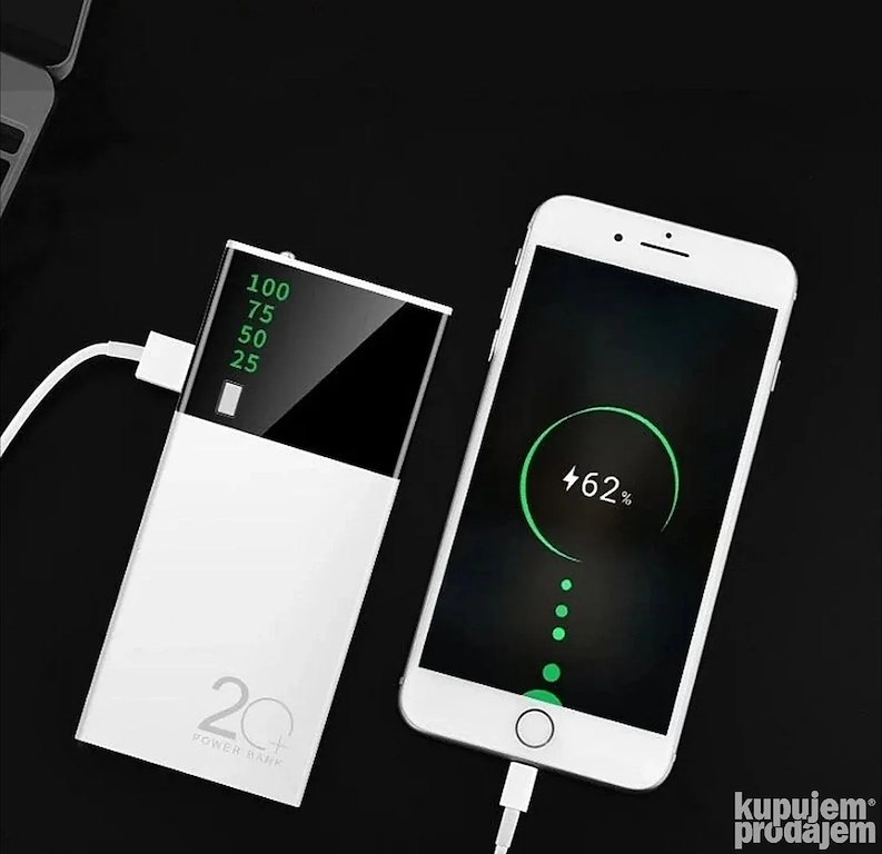 Power bank sa 3 USB-a 20000Mah