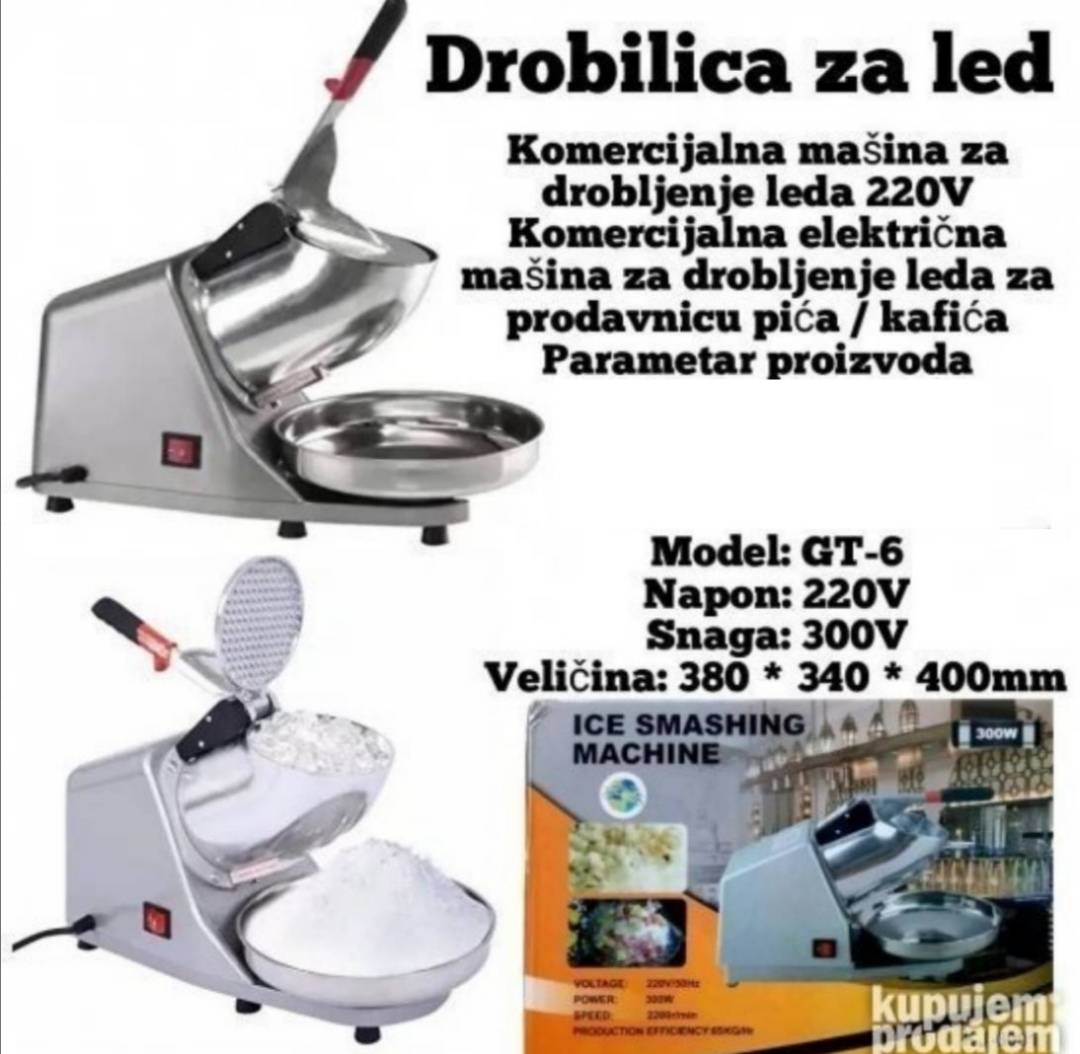 Profesionalna drobilica za led