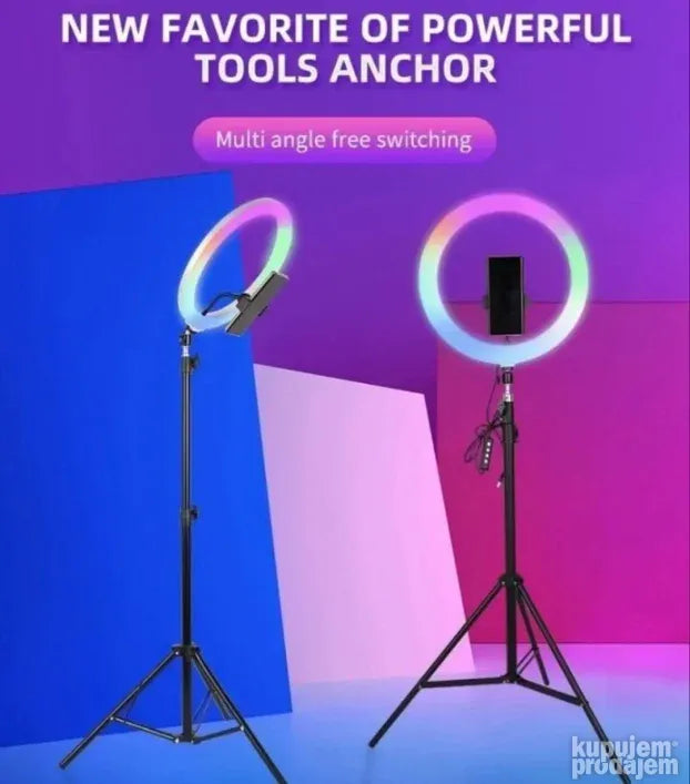 RGB Ring Light 12 inča – Diamond Crystal Lamp