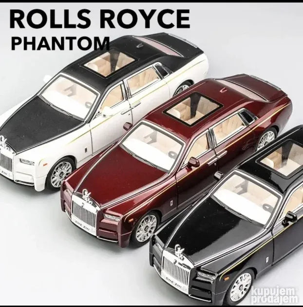Rolls Royce metalni muzički auto