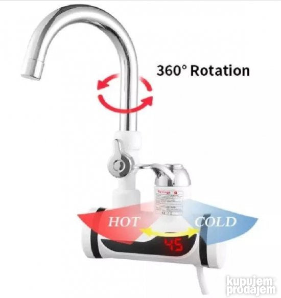 Slavina sa grejacem Protocni Bojler Slavina sa displejom