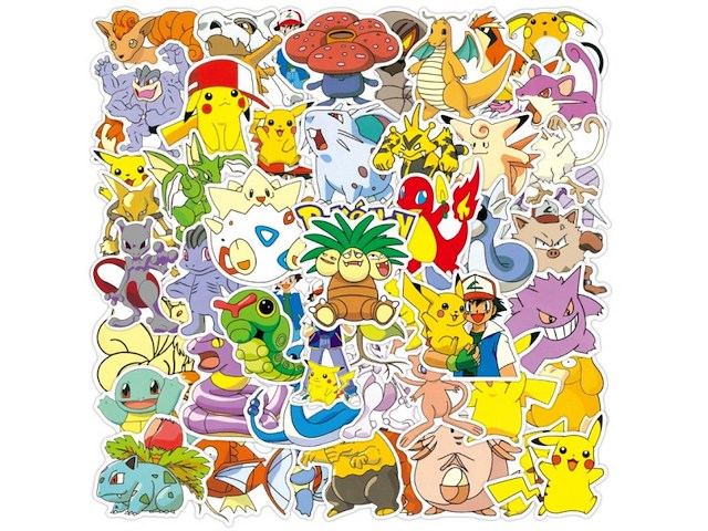 Nalepnice Za Motor Auto Laptop Pokemon Model 4 Sticker