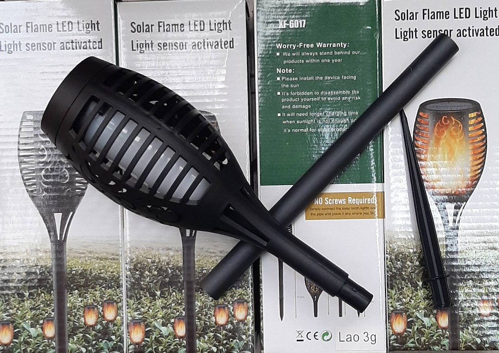 Solarna lampa/imitacija baklje 4kom