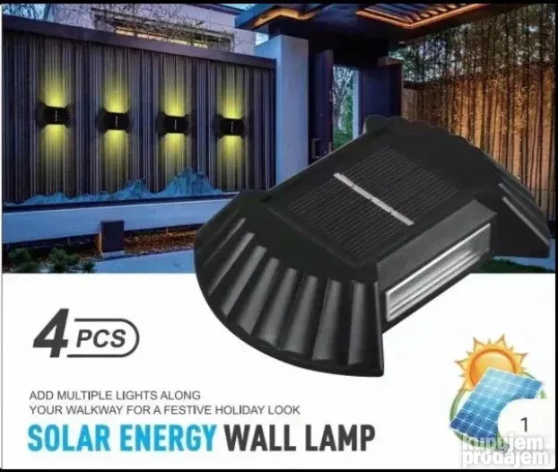 Solarna zidna lampa – 4kom