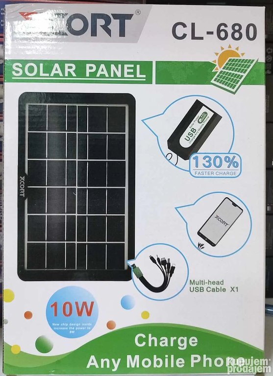 Solarni paneli – Paneli punjači – Solarni punjač 10W-SOLARNI