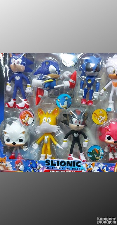 Sonic figurice 8 komada
