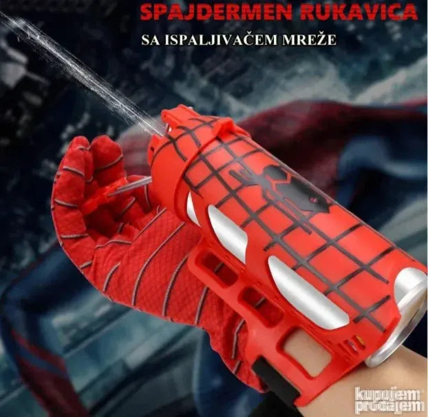 SPAJDERMEN rukavica sa ispaljivačem za mrežu Spiderman