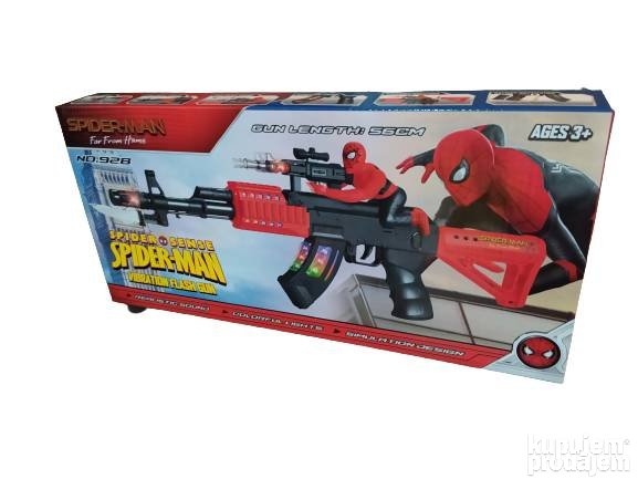 Spiderman puška AK-47 kalašnjikov