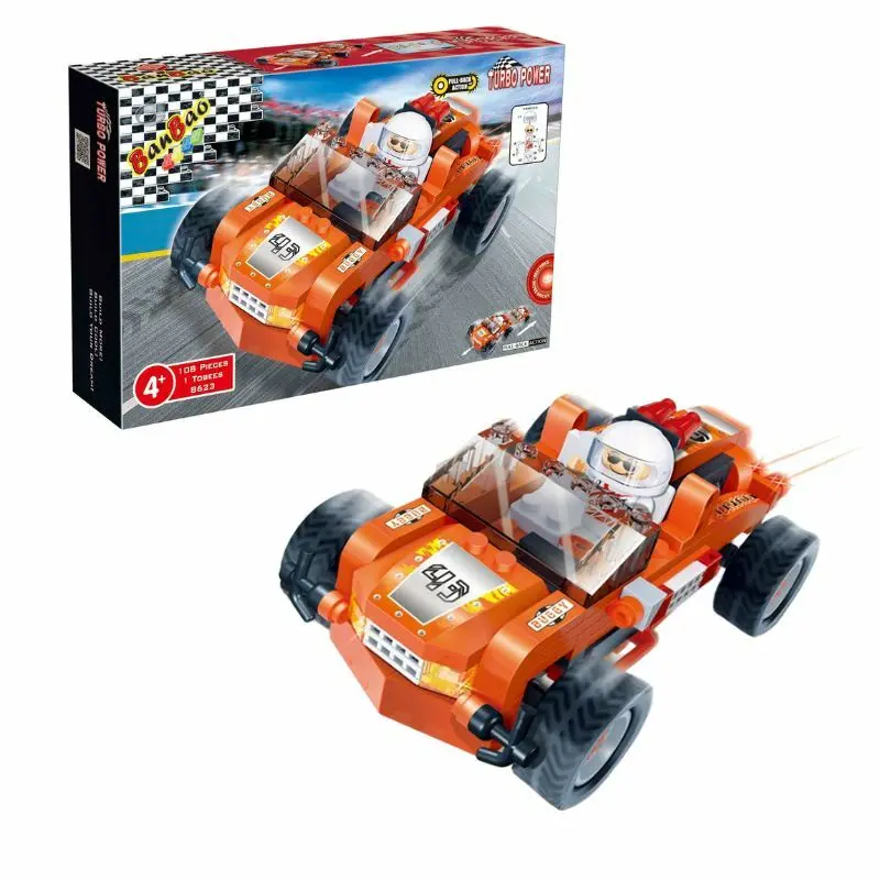 Ban Bao Igračka kocke Turbo Power Karting, 108 delova