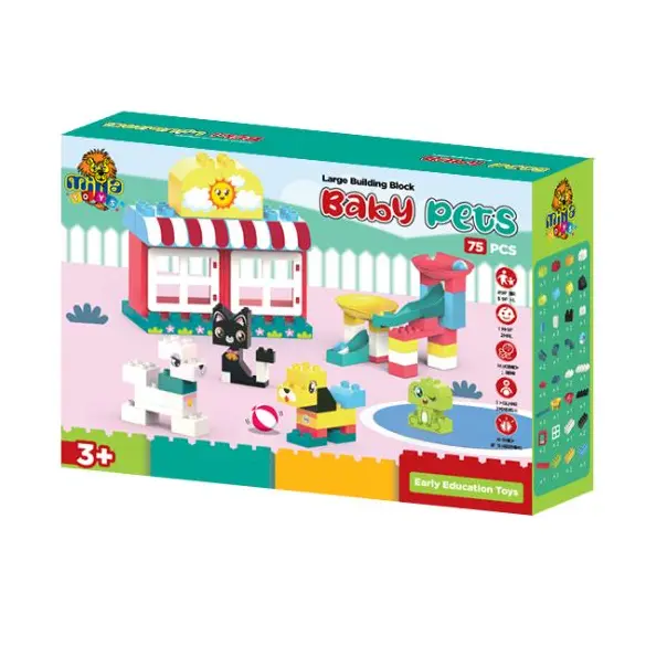 Milla Toys Set kocki Baby Pets, 75 komada