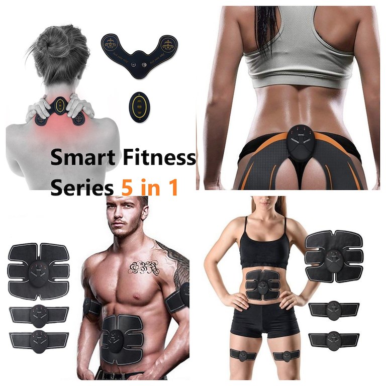 Sprava za trbušnjake 5 u 1-EMS Smart Fitness
