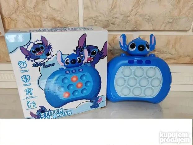 Stitch pop it ulovi krug društvena igra