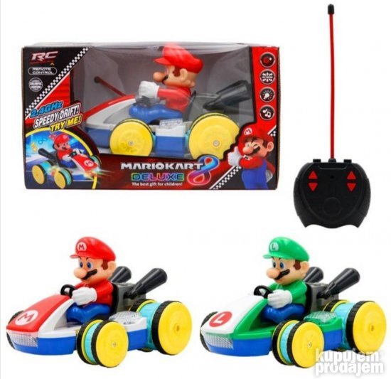 Super Mario Deluxe Mariokart formula na daljinski