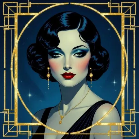 MIDNIGHT DECO DIVA