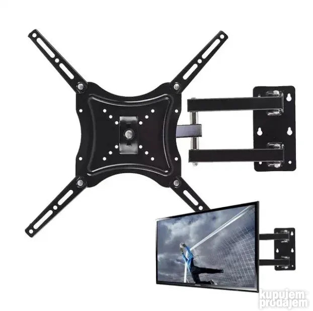 Zglobni zidni TV nosac za Televizor 14″ – 55″ televizora