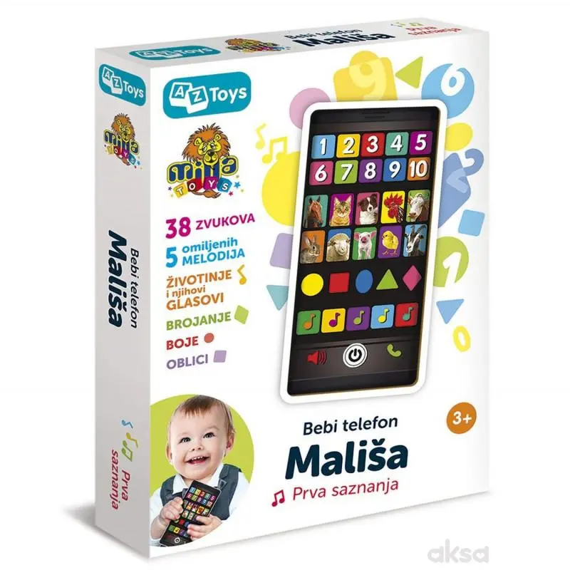 AZ TOYS Bebi telefon Mališa