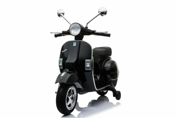 Dečiji motor na akumulator Vespa A003, 12V, 4.5AH, Crni