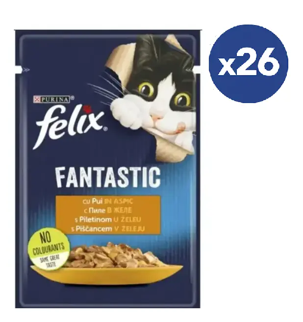 FELIX Sos za mačke sa piletinom 26x85g