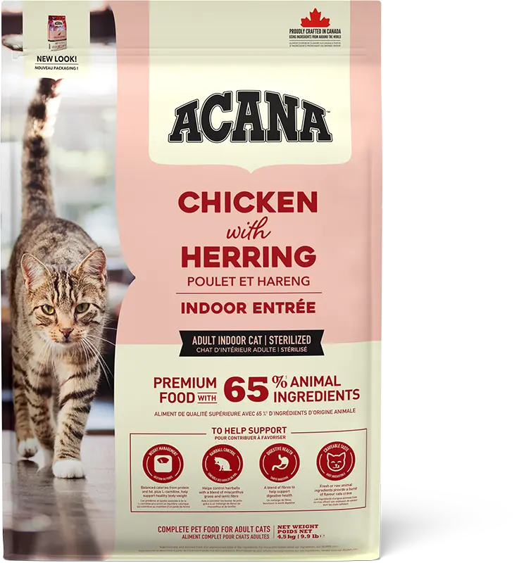 Acana Suva hrana za odrasle mačke Indoor Entree, 4.5kg