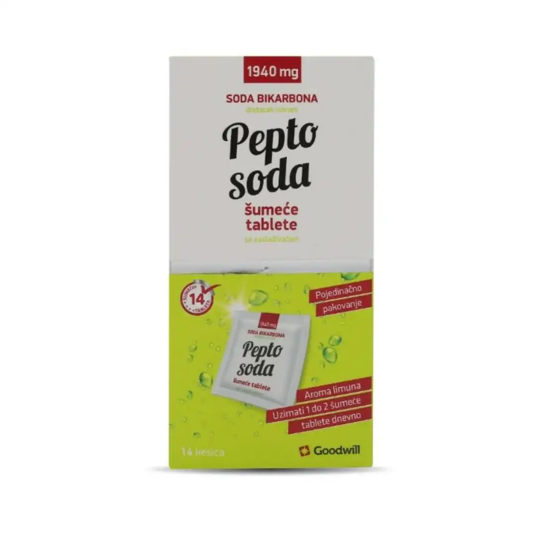 PEPTO SODA TBL ZA ZVAK JAGODA A14