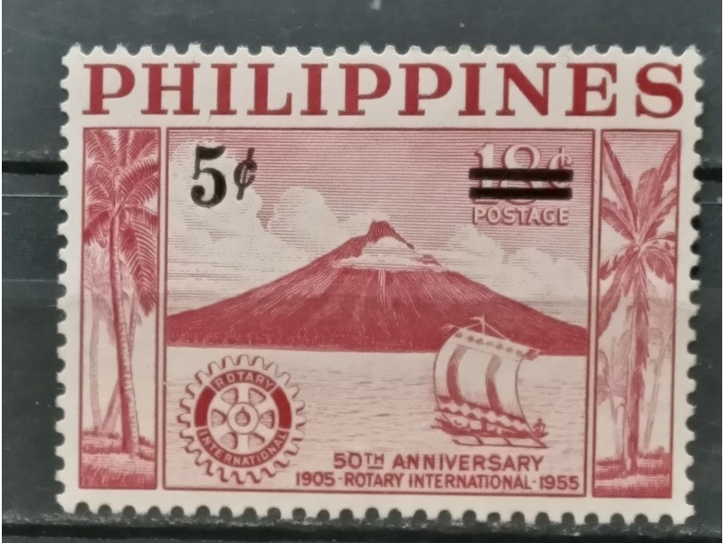 FILIPINI 1960 - 50g. ROTARI INTERMACIONAL **