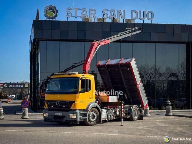 Mercedes-Benz AXOR 1824 4x2 HMF 975 HDS Crane Rotator Kipper kiper