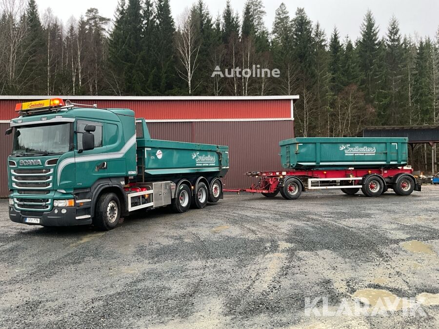 Prodaje se Scania R580 Rkp-3-90-Auka kiper na aukciji + prikolica kiper
