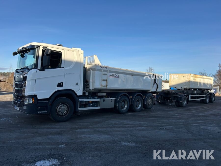 Prodaje se Scania R650 kiper na aukciji + prikolica kiper