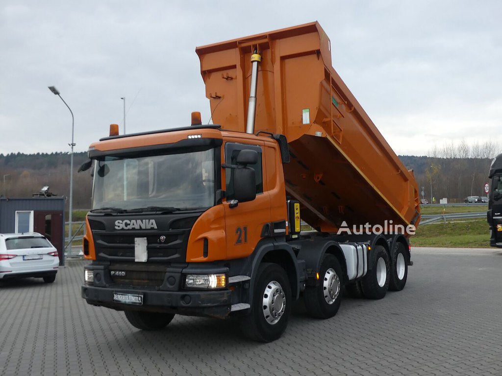 Scania P410 8x4 / WYWROTKA / MANUAL / EURO 6 / kiper